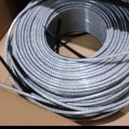 Jual Kabel Sling Lapis Plastik 5,5 MM Jepang Wire Rope 5,5 MM Coated ...