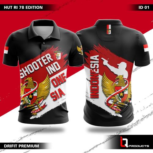 Jual Baju Perbakin dirgahayu RI Baju Shooter merah putih Baju ...