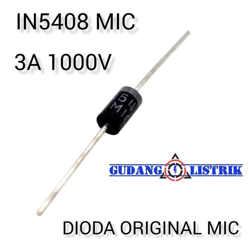 Jual Diode IN5408 Dioda 1N5408 3A 1000V Original MIC - Kota Pontianak ...