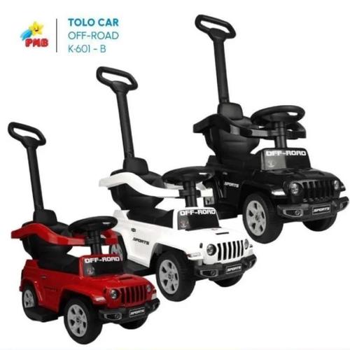 Jual Mainan Mobil Dorong Anak PMB - Tolocar Jeep OffRoad K601B - Hitam ...