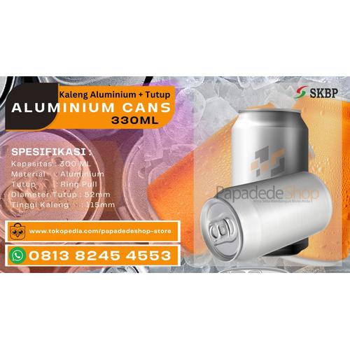 Jual KALENG ALUMUNIUM CANS 330 ML MINUMAN KOPI , SODA , JUS, SUSU ...