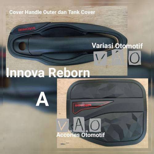 Jual Cover Handle Outer dan Tank Cover Innova Reborn Black Doff ...