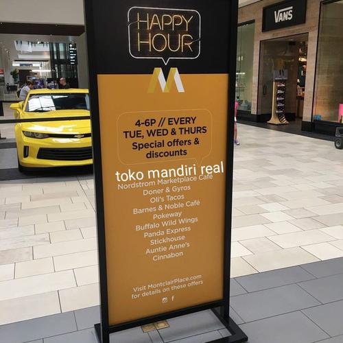 Jual stand benner /kaki besi rangka benner /hanya rangka besi 70x30/120 ...