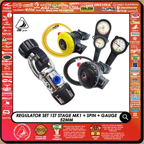 Jual Regulator Set Zeepro 1st Stage MK1 2nd Stage SPIN Single Double ...