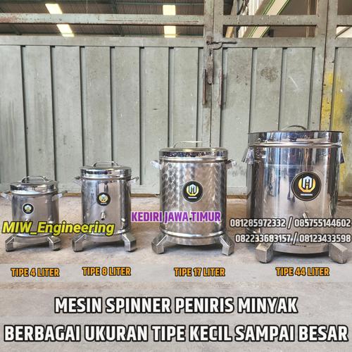 Jual Mesin Spiner Pengering Peniris Minyak Goreng - Spinner 2kg KEDIRI ...