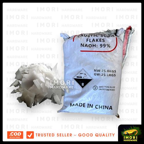 Jual Soda Api / Obat Anti Sumbat / Caustic Soda / NaOH 99% Flakes 25kg ...