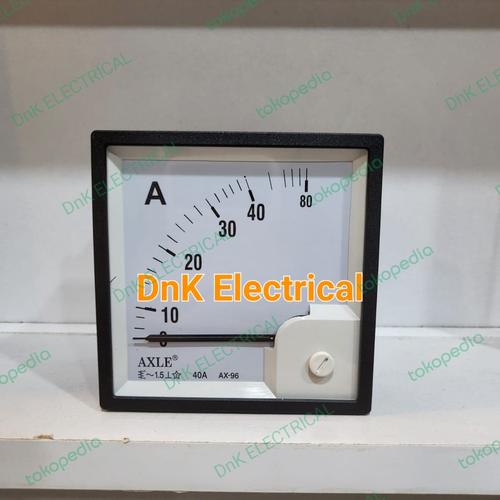 Jual Ampere Meter AC / AC Ampere Meter Type Direct 40A Merk AXLE ...