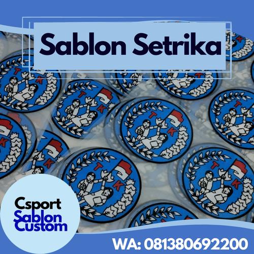 Jual Sticker Sablon Setrika Logo Custom - Kota Tangerang - Cerdas Sport ...