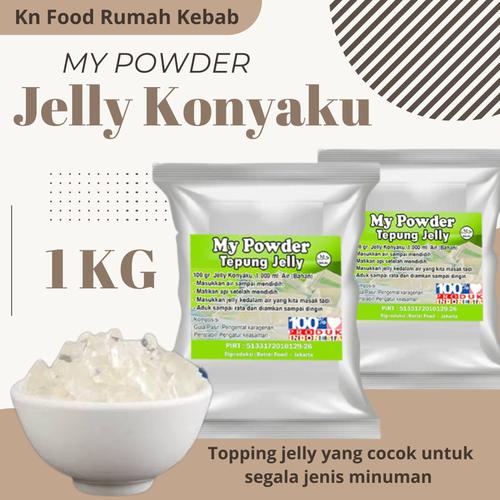 Jual Powder Jelly Konyaku/Bubuk Jelly Konyaku 1 kg - Jakarta Timur - rumah kebab jakarta | Tokopedia