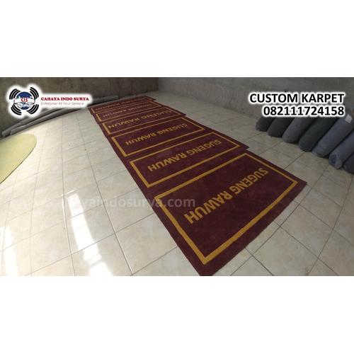 Jual Karpet Custom KESET KAKI + TULISAN APAPUN - Jakarta Barat - Cahaya ...