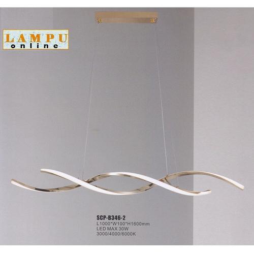 Jual lampu gantung minimalis led linear SCP-B346-2 - Jakarta Utara ...