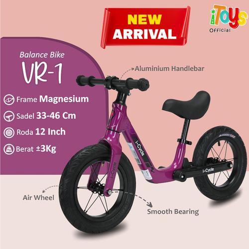 Jual I Cycle VR-1 Push Bike Balance 12 Inch Sepeda Anak Purple - Kab ...