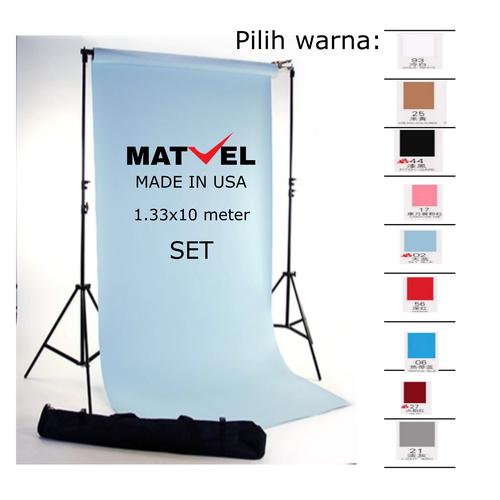 Jual Paket Background Stand + Background Paper 1.33x10m Set Backdrop ...