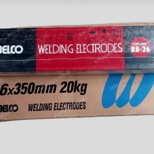 Jual kawat las RB 26(2.6) kobelco welding electrodes 5kg/kawatlas rb26 ...