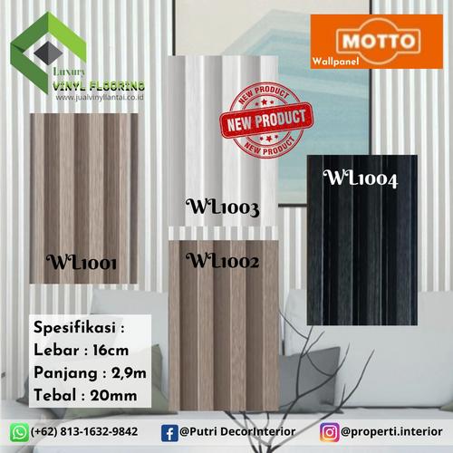 Jual wpc wallpanel MOTTO kode WL - uk. 16cm x 2,9m tebal 20mm - Jakarta ...