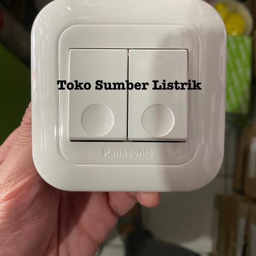 Jual Saklar bell inbow panasonic DOUBLE SERI BEL TEKAN PUSH INBO TANAM ...