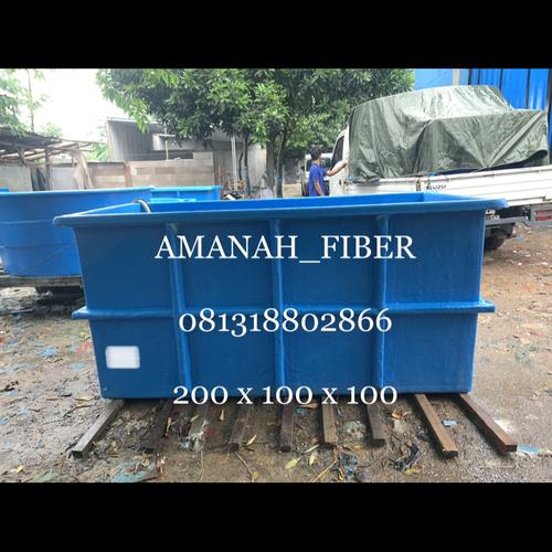 Jual BAK FIBER PERSEGI / BAK FIBER KOTAK P:200 L:100 T:100CM - Kab ...