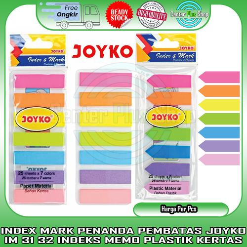 Jual Joyko Index Mark Memo Stick Penanda Pembatas Kertas Warna IM 31 32 ...
