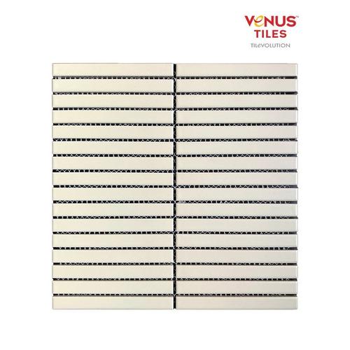 Jual Mosaic Venus Type Pottery Thin Striped Pastel Beige - Venus Tiles ...