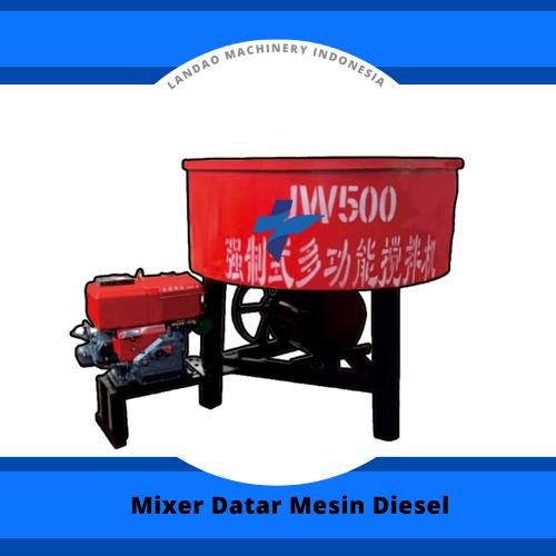 Jual Concrete Pan Mixer Diesel/Mixer mesin diesel datar - JW750 - Kota ...