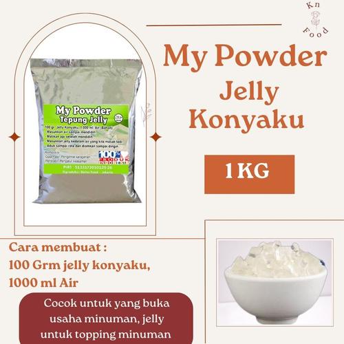 Jual Tepung Jelly Powder 1 Kg- Jelly Konyaku bubuk Jelly 1000 grm - Jakarta Timur - rumah kebab ...