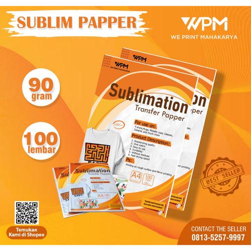 Jual KERTAS SUBLIM UK A4 - SUBLIM SQ ONE - Jakarta Barat - We Print ...