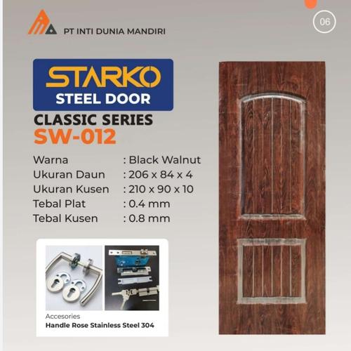 Jual Pintu Baja Starko SW-012BW - Kab. Tangerang - Starko Steel Doors ...
