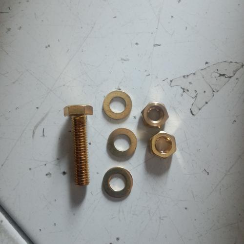 Jual baut+2mur+3 ring plat kuningan tembaga , m8x30 kunci 13 promo ...