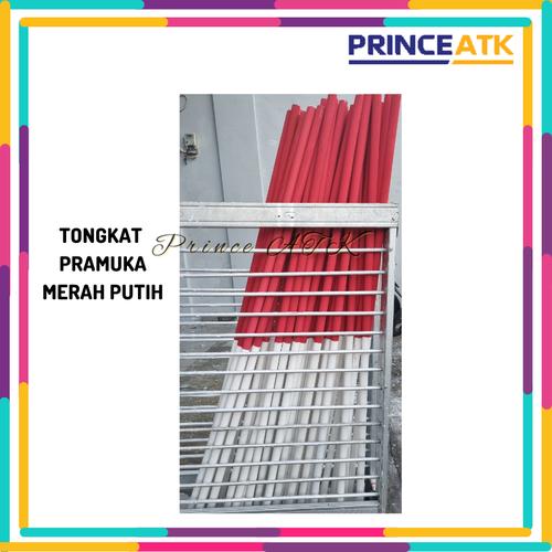 Jual TONGKAT PRAMUKA MERAH PUTIH SUDAH DI CAT - Putih Merah - Kota ...