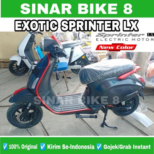 Jual Sepeda Motor Listrik EXOTIC SPRINTER LX 1200 Watt Electric E Bike ...