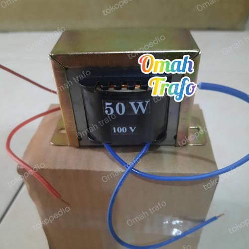 Jual trafo step down/up 50 watt auto 220v / 100v model klem kabel ...