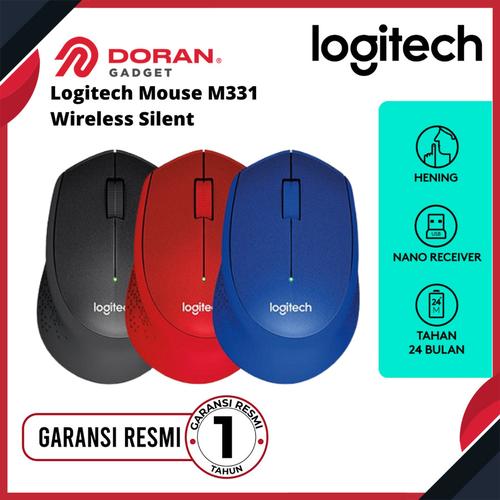 Jual Mouse Wireless Logitech M331 - Silent Plus Mouse Garansi Resmi 1 ...