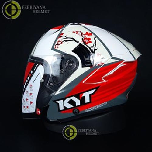 Jual HELM KYT NFJ XAVI SAKURA HALF FACE - M - Kab. Bogor - Febriyana ...