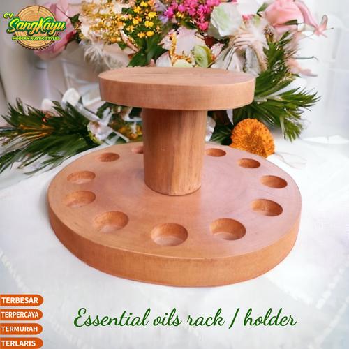 Jual Essential oil diffuser display rak oil essential oil aromatherapy ...