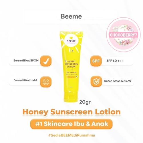 Jual Beeme Honey Sunscreen Lotion with Niacinamide SPF 50+++ Suncreen ...
