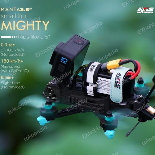 Jual Axisflying Manta 3.6'' 3.6inch FPV Drone BNF O3 Analog Walksnail ...