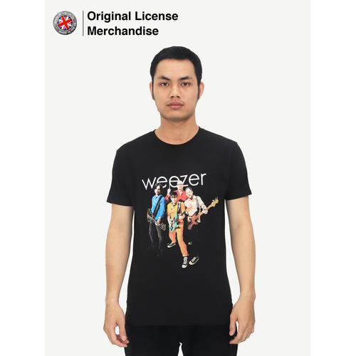 Jual Kaos Baju Rock Band Import Unisex Pria Katun Dewasa WEEZER Band ...