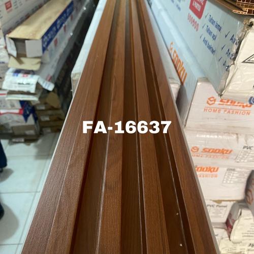 Jual UPVC Wall Panel Dinding Motif 3D coklat serat kayu 16637 - Jakarta ...