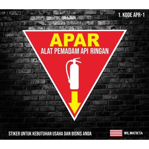 Jual stiker safety sign apar - APAR 4 - Kota Semarang - Singo Timur ...