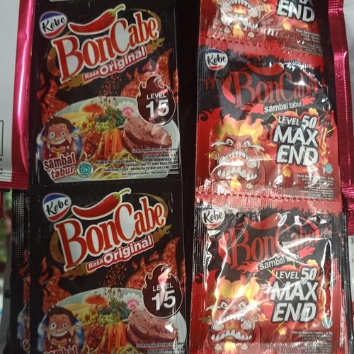 Jual Bon Cabe Lv.15, 30 & 50 Sachet ( 1 rtg = 12 sachet ) - Level 50 ...
