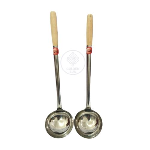 Jual IRUS STAINLESS GAGANG KAYU/IRUS JUMBO/IRUS ANTI PANAS/SPATULA ...