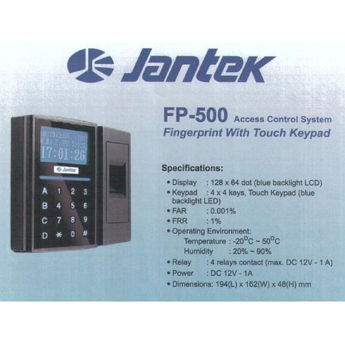 Jual FP-500A Fingerprint Access Control with Touch Keypad Jantek Door ...