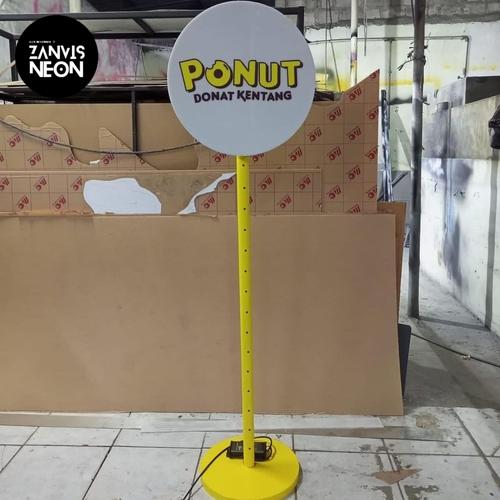 Jual Neon Box Costum Tiang Portable/Stand UK60CM - - Zanvis NeonBox ...
