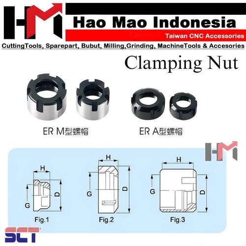 Jual Nut ER 25 Nut Collet Nut ER Nut Tutup Arbor ER 25 - Jakarta Barat ...