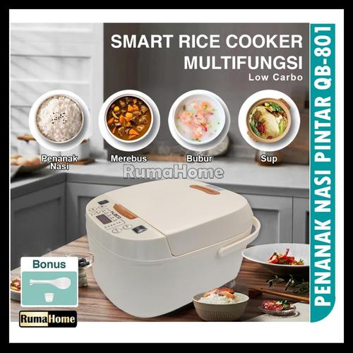 Jual Rice Cooker smart magic com 2L Fleco QB-801 multi fungsi low carbo ...