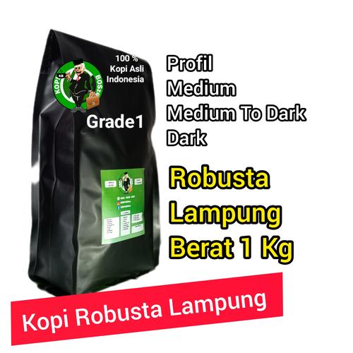 Jual Kopi Lampung Robusta 1 Kg Grade1 Premium Enak Roastbean Biji/Bubuk ...