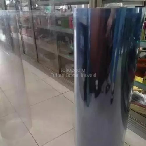 Jual plastik mika kaku / rigid PVC sheet super transparan / mika sovenir - 0,2mm 70x100cm ...