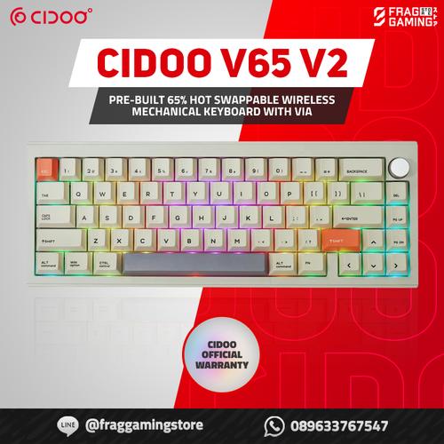 Jual Cidoo V65 V2 CidooV65 CIDOOV65V2 Wireless Mechanical Keyboard Cido ...
