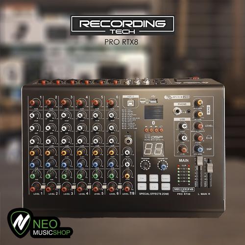 Jual RECORDING TECH PRO RTX8 RTX 8 Channel Professional Audio Mixer ...