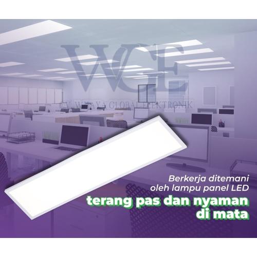 Jual Lampu ECOLINK LED 36W Downlight Panel Putih 30x120 Kotak Kuning ...